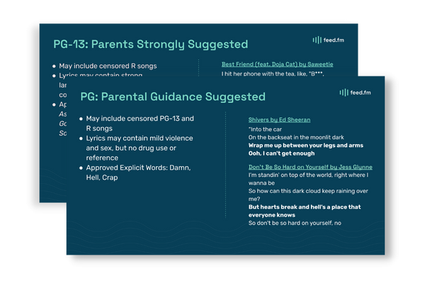 Clean vs. Explicit - Feed.fm's New Music Rating System | Feed.fm